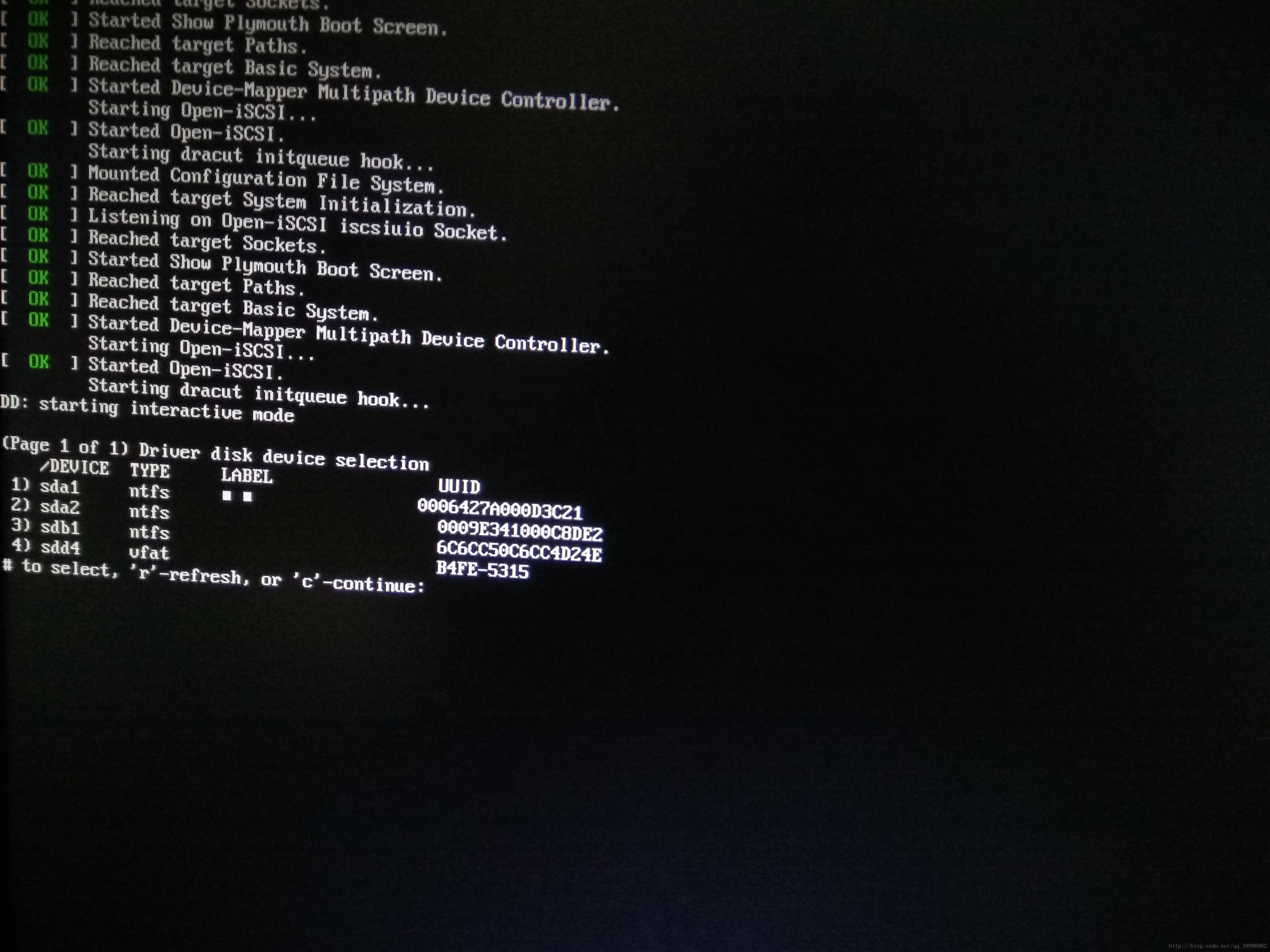 u盘安装centos7 提示starting timeout scripts错误_straring timeout scripts-CSDN博客