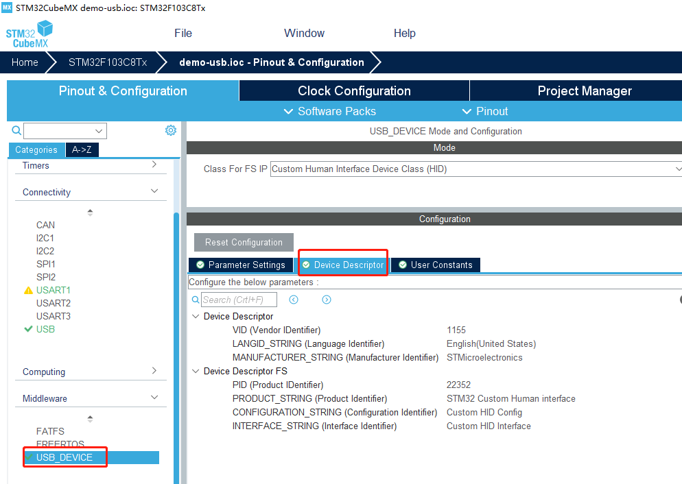 cubemx配置STM32的USB HID记录_stm32实现hid记录器-CSDN博客