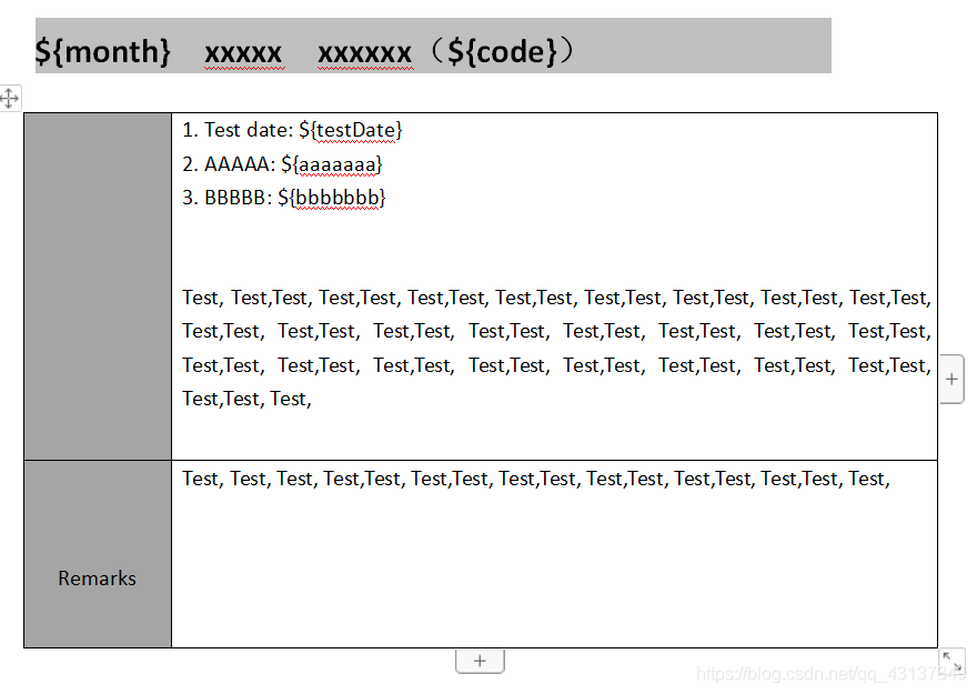 Java使用poi操作word,包含表格中内容,通过模板替换动态数据implementation Orgapachepoipoi412 Csdn博客