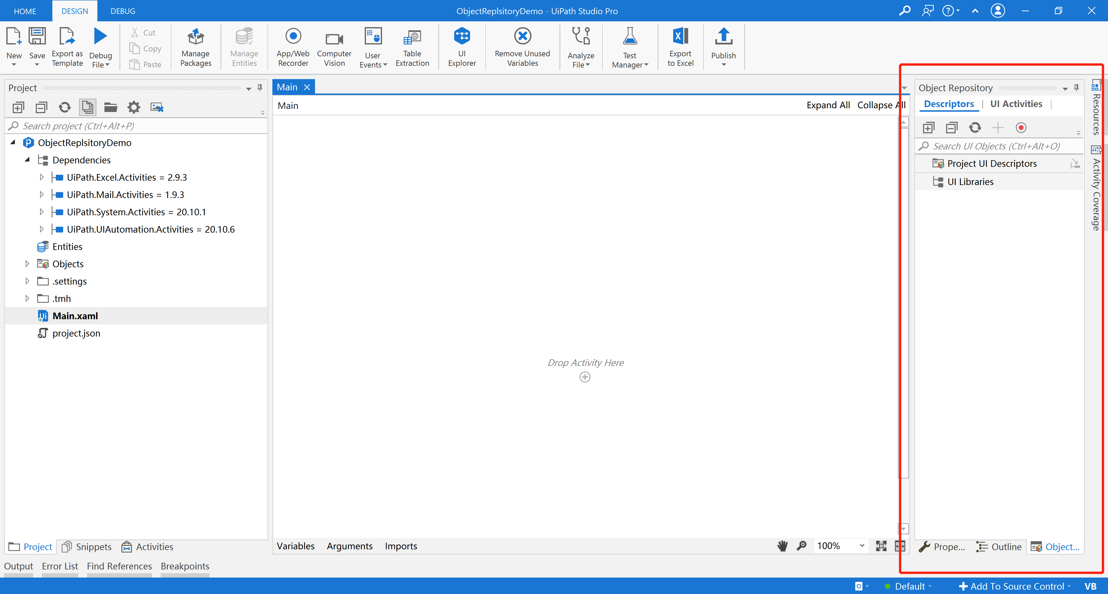 贝壳UiPath笔记- UI对象库(Object Repository)功能 初探_我的uipath中没有use application-CSDN博客