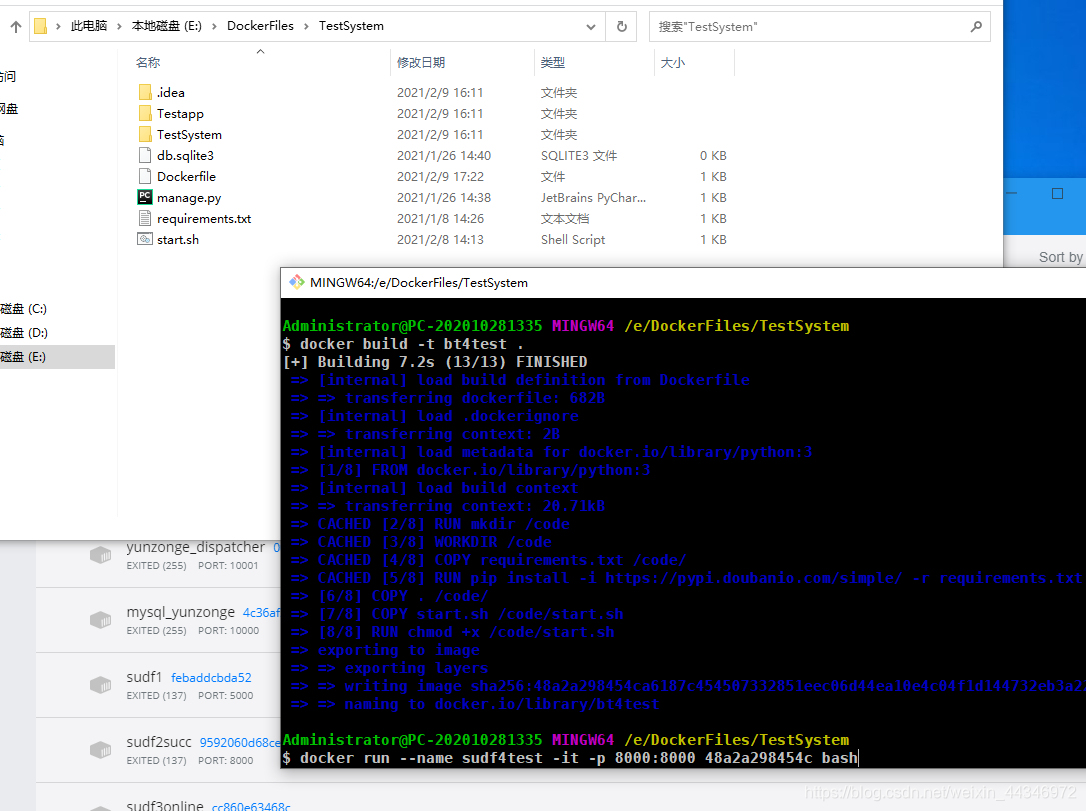 Windows上部署简易django项目,用dockerfile和docker Compose Window环境下使用docker部署django项目使用compose Csdn博客