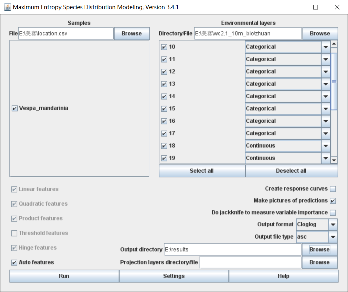 Maxent模型预测_maxent auc-CSDN博客