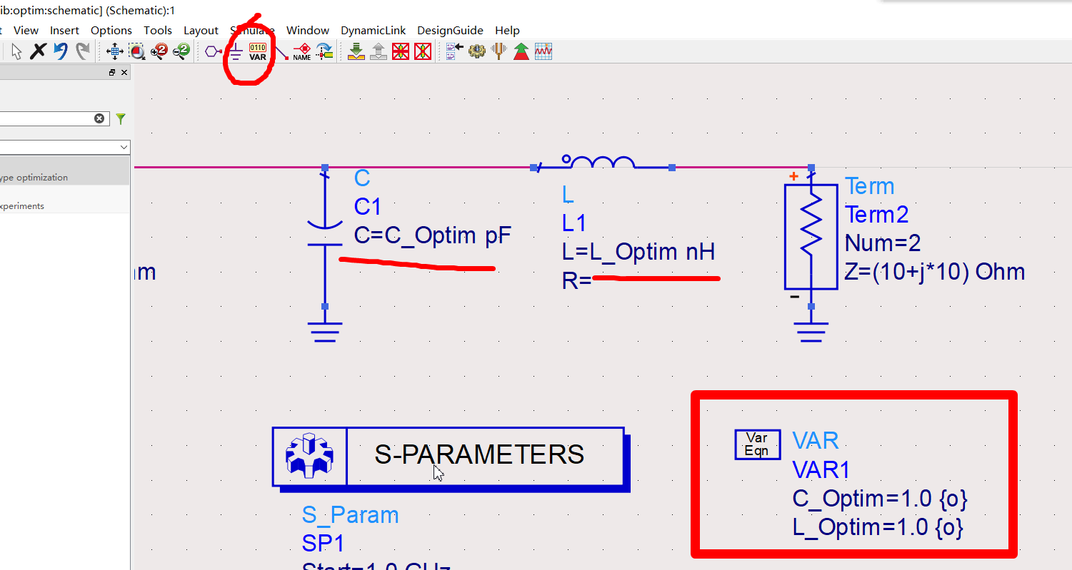 ADS（Advanced Design system）使用优化设计（Optimization）进行电路优化_ads中optim使用教程-CSDN博客