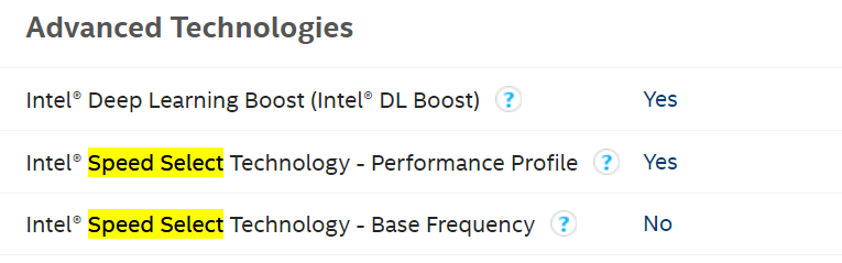 Intel® Speed Select Technology_intel-speed-select-CSDN博客