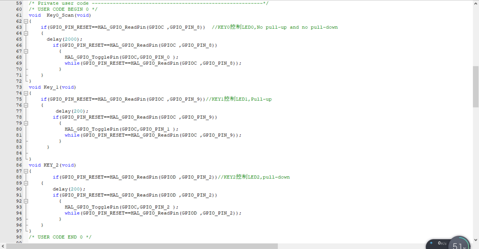 stm32CubeMX------------按键之上拉电阻和下拉电阻_按键上拉-CSDN博客
