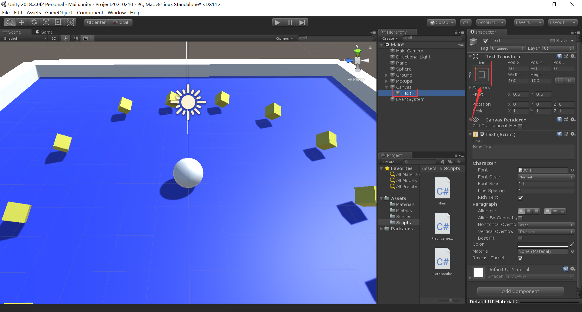 Unity代码基础第六天之“梦幻世界”游戏(零基础)_unity中rig.addforce(new vector3(h, 0, v) * speed * -CSDN博客