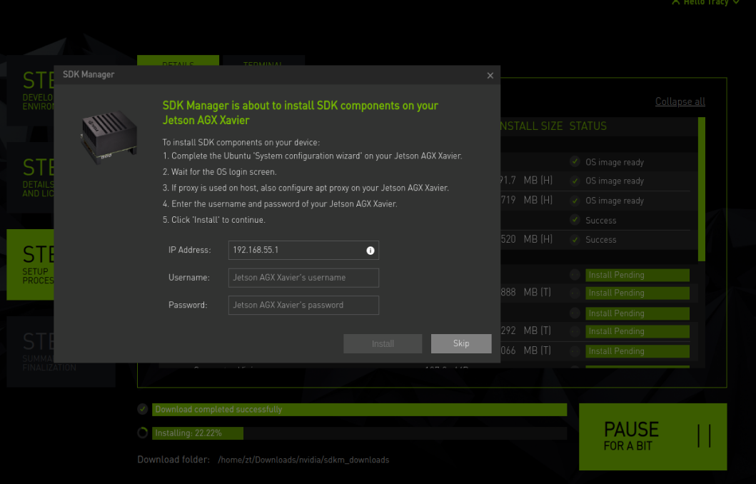 在VMware虚拟机中基于Ubuntu18.04.5安装Jetpack4.5对Xavier进行刷机_ubuntu安装jetpack环境-CSDN博客
