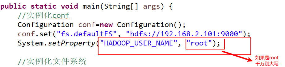 hadoop 权限错误 Permission denied: user=root, access=WRITE, inode=“/“:hdfs:super_access to file ...