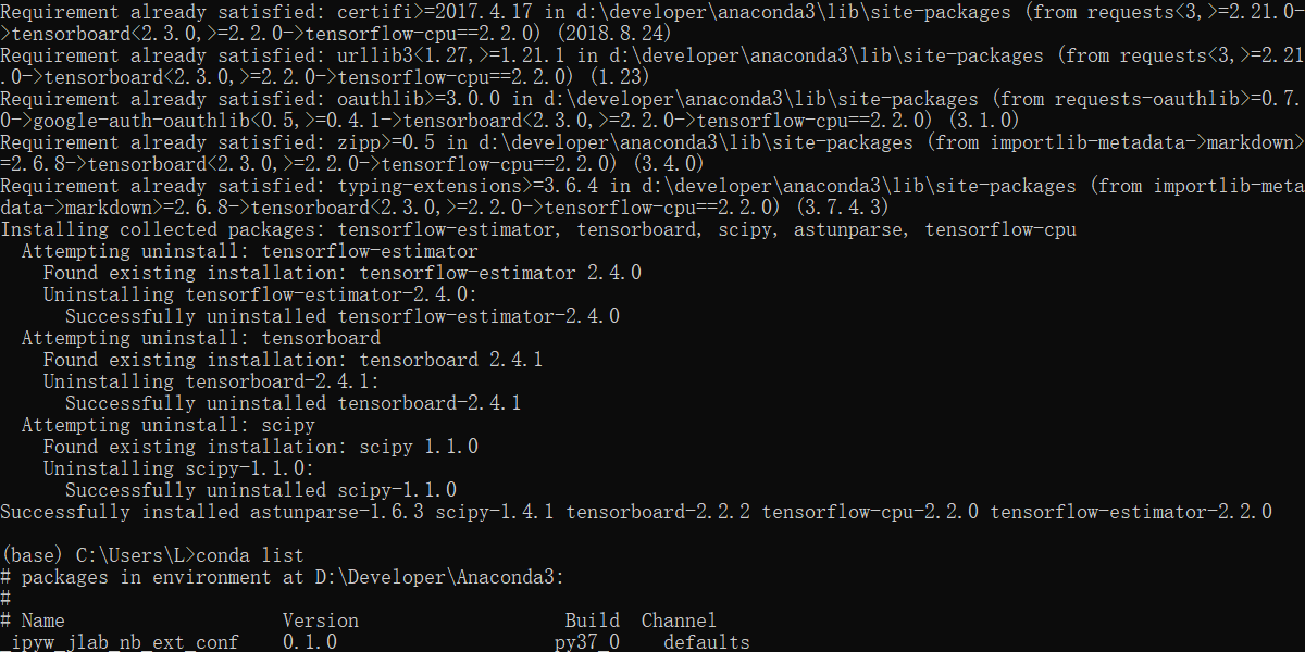 安装tensorflow時, 遇到ERROR: Cannot uninstall ‘wrapt‘. It is a distutils installed project and thus ...