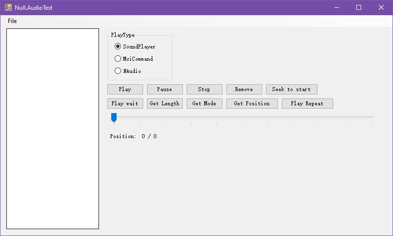 [C#] 音乐播放 3 种方式 Demo 与 MCI 音乐播放器封装类._naudio demo-CSDN博客