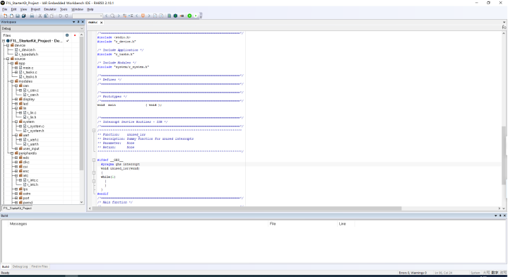 IAR新建工程步骤(IAR Embedded Workbench for Renesas RH850)-CSDN博客