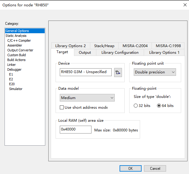 IAR新建工程步骤(IAR Embedded Workbench for Renesas RH850)-CSDN博客