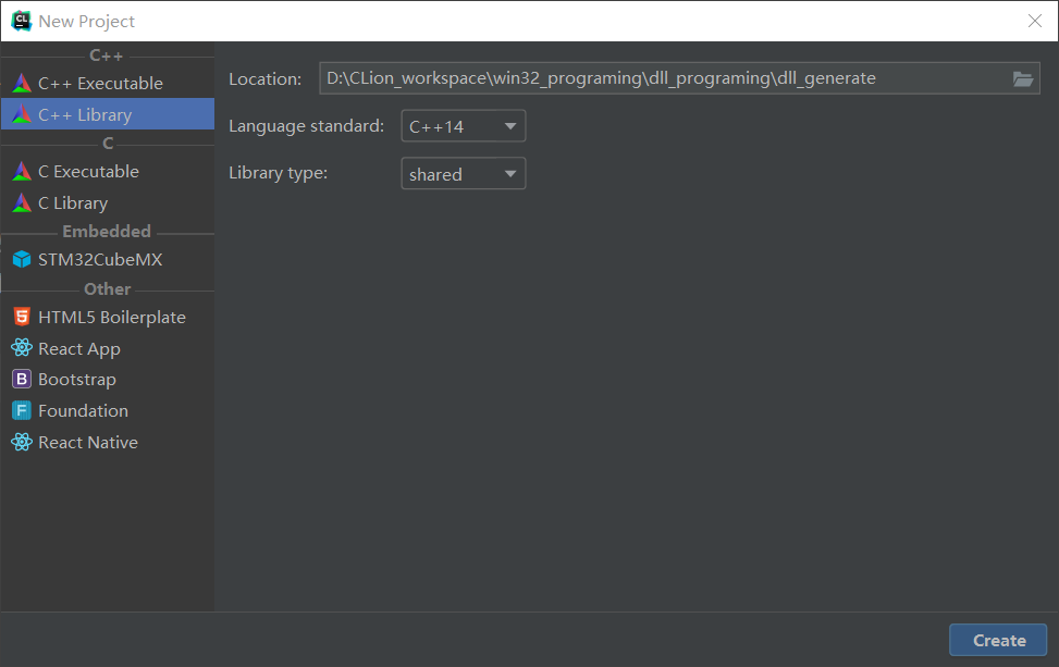 Windows：CLion下编写及动/ 静态调用DLL_clion dll-CSDN博客