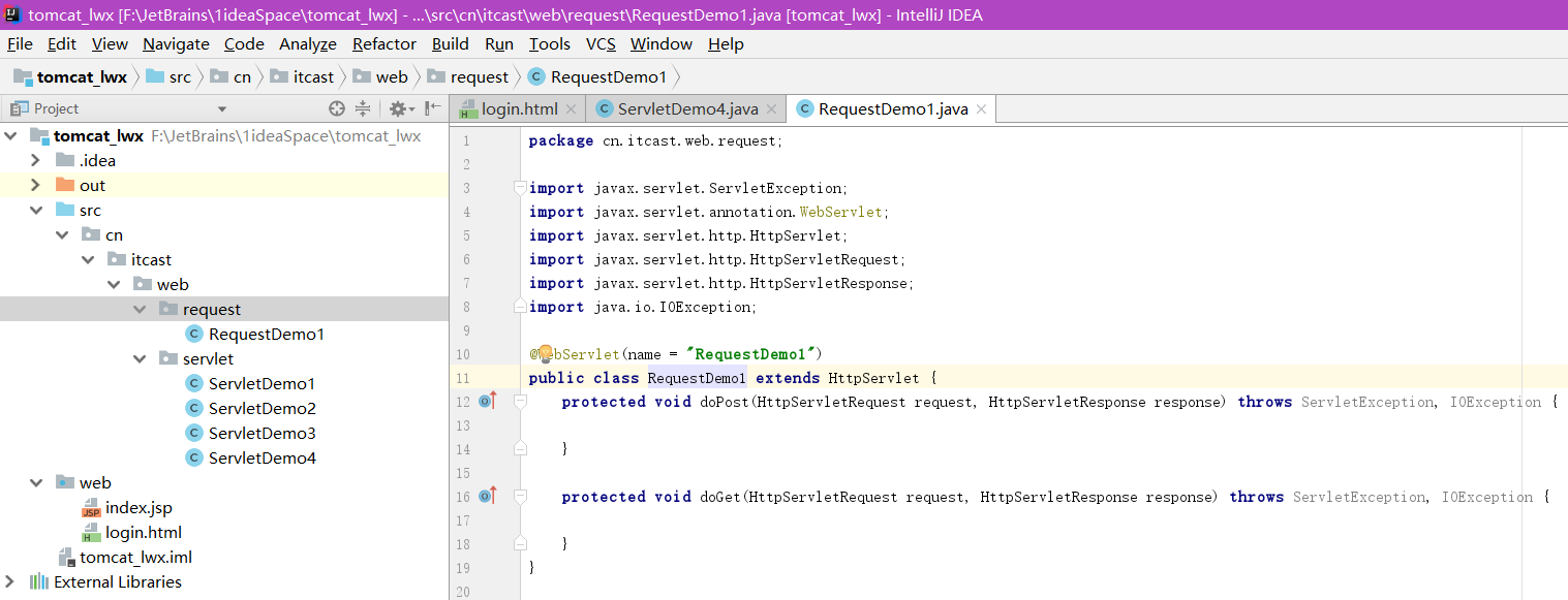 Request和Response-学习笔记01【Request_原理和继承体系、Request_获取请求数据】-CSDN博客