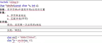 strchr函数-----c语言字符串查找函数_c 语言strchr和sscanf的组合-CSDN博客