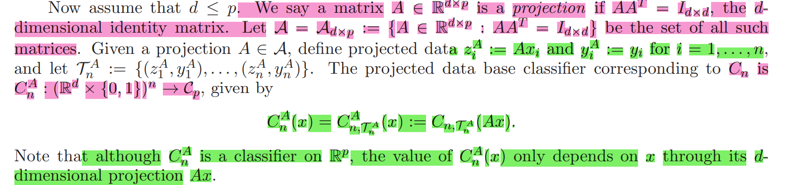 Random-projection ensemble classification 论文阅读与思考_random projection-CSDN博客