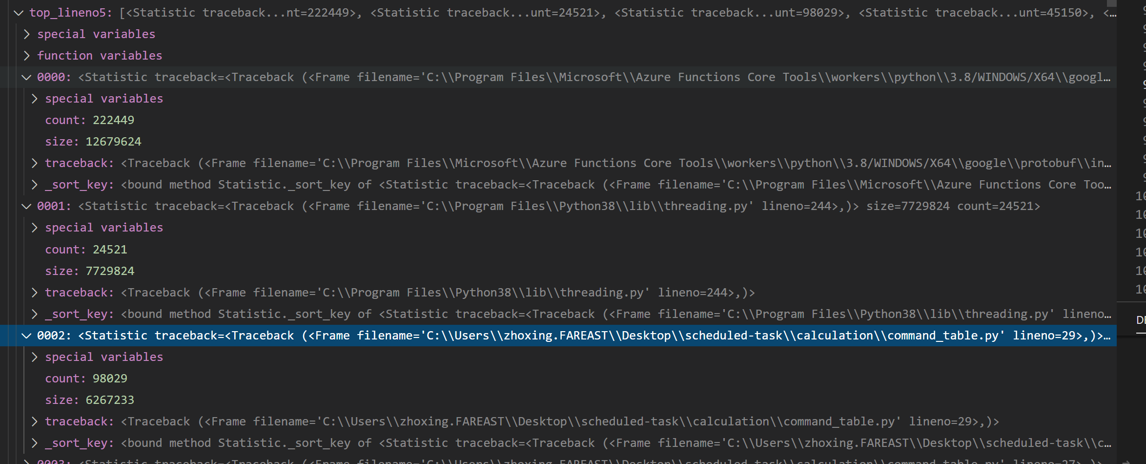 Python 内存泄漏问题排查 Python内存泄露 Csdn博客