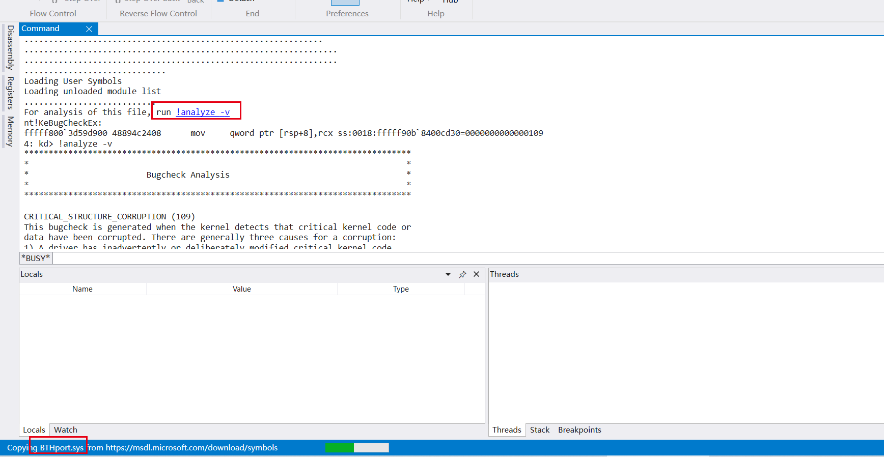 蓝屏代码0x00000109 错误分析-CSDN博客