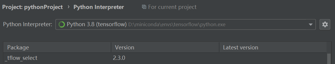 Miniconda安装TensorFlow并导入Pycharm_miniconda怎么把虚拟环境导入到pycharm里-CSDN博客
