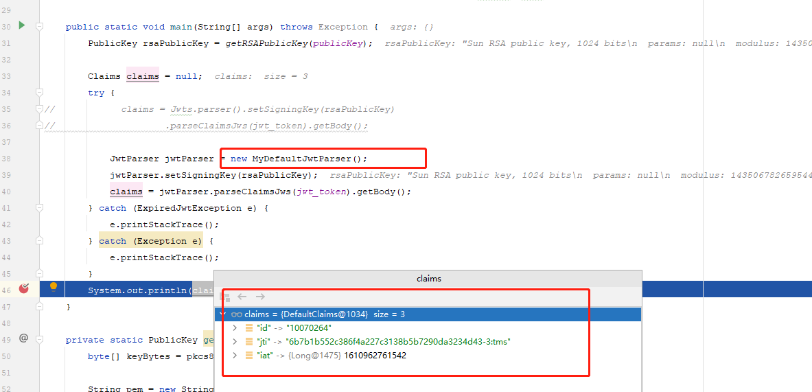 jjwt解析jwt时公钥不安全The verification key‘s size is 1024 bits which is not secure enough for the RS256 ...