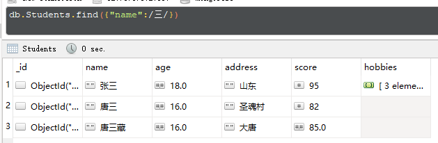 MongoDB学习（四）-- 查询_mongodb criteria 取余-CSDN博客