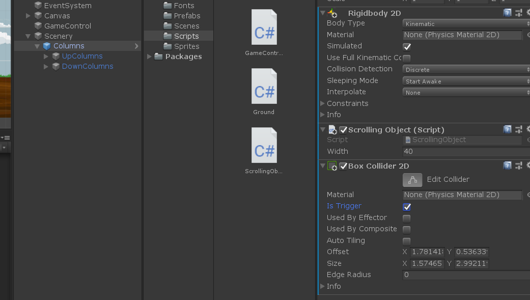 Unity入门之U2D——FlappyBird游戏制作_unityengine.u2d-CSDN博客