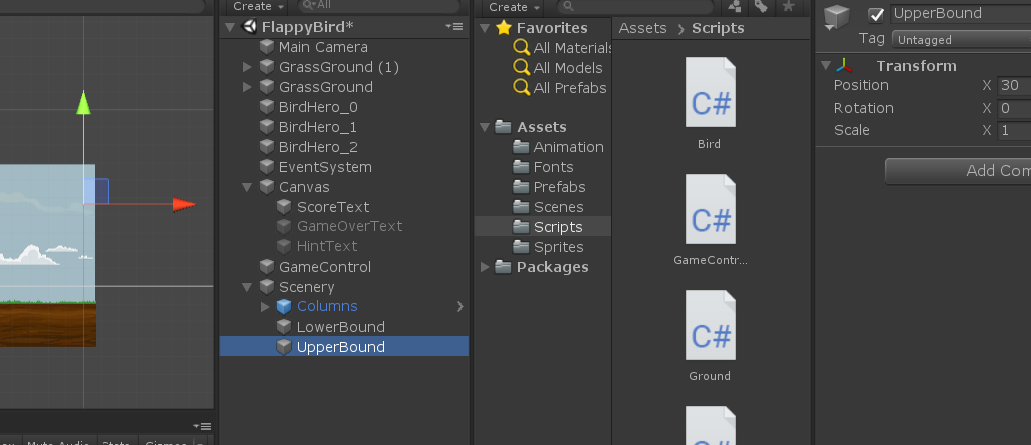 Unity入门之U2D——FlappyBird游戏制作_unityengine.u2d-CSDN博客