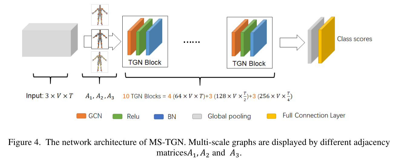 【论文学习】MS-TGN：Multi scale temporal graph networks for skeleton-based action recognition ...
