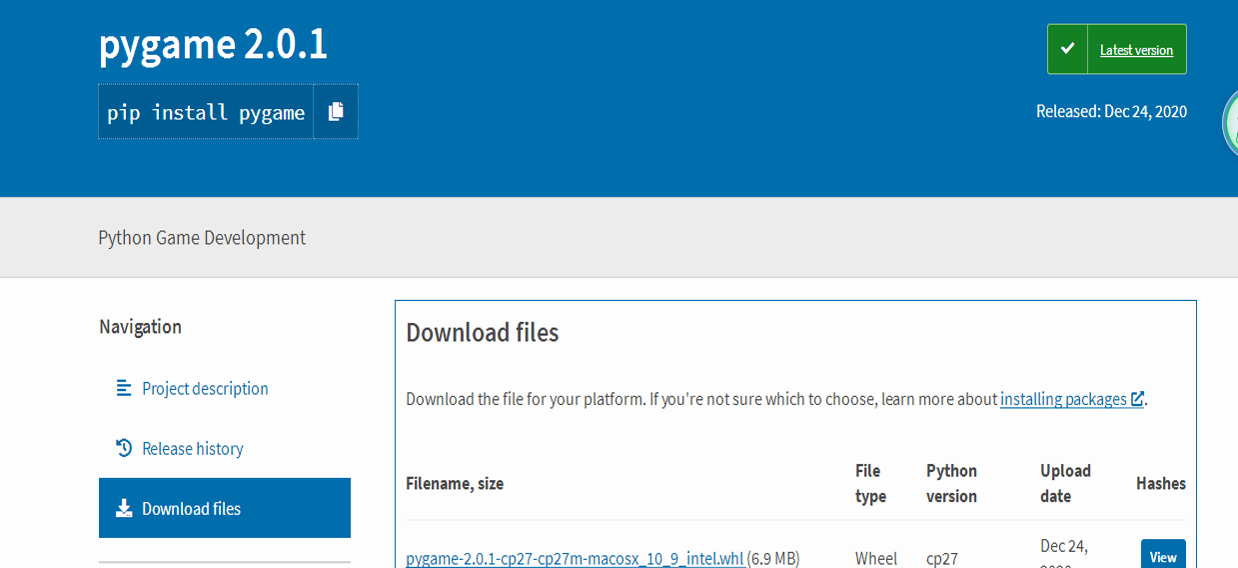 Python: instala Pygame en Windows - programador clic