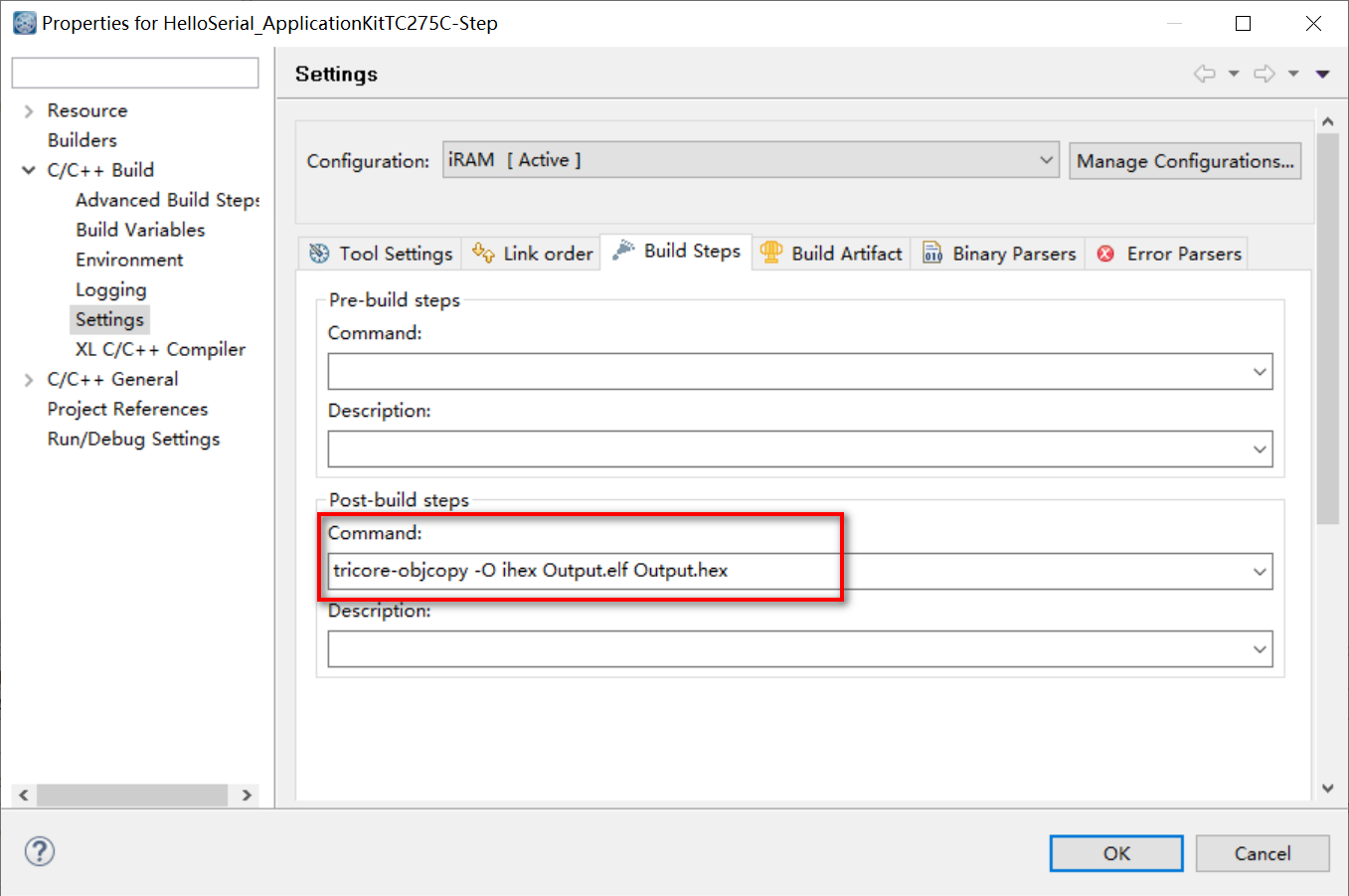 Eclipse编译：由elf生成hex文件_eclipse生成hex文件-CSDN博客