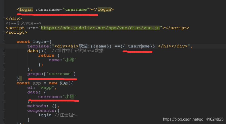前端vue(六)——vue组件的作用、全局组件与局部组件、props的静态数据与动态数据的传递、单向数据流vue组件有什么作用 Csdn博客
