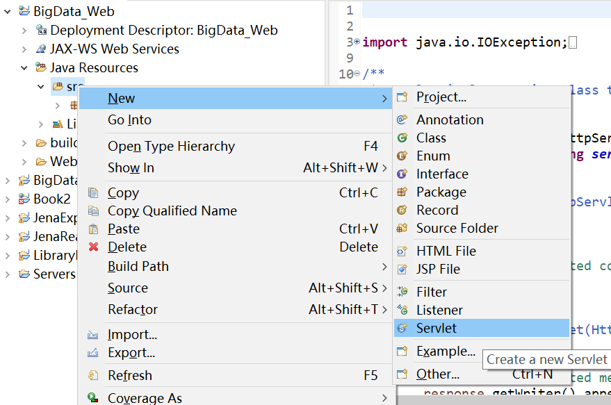 使用Eclipse创建JavaWeb动态网页项目（一）学习使用Servlet_在eclipse中创建动态web项目,创建index.jsp页面,并通过嵌入java语句输出自己的姓-CSDN博客