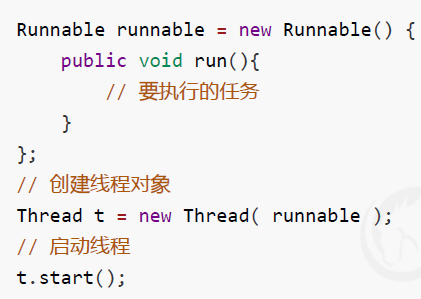 Java线程的创建与运行_given code below: thread t = new thread() { void r-CSDN博客