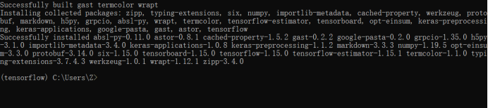 安装Tensorflow和keras遇到的一些问题及解决_successfully installed keras-2.2.5 keras ...