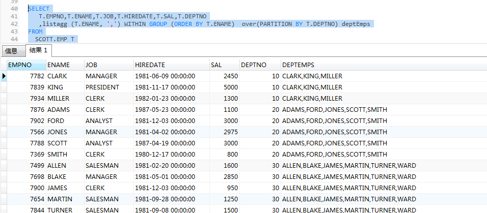 兼容Oracle与MySQL的那些事【LISTAGG与GROUP_CONCAT】_oracle groupconcat-CSDN博客