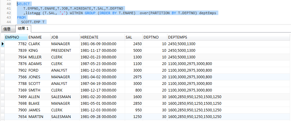 兼容Oracle与MySQL的那些事【LISTAGG与GROUP_CONCAT】_oracle groupconcat-CSDN博客