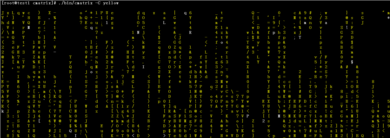 Linux之cmatrix软件安装及使用-CSDN博客