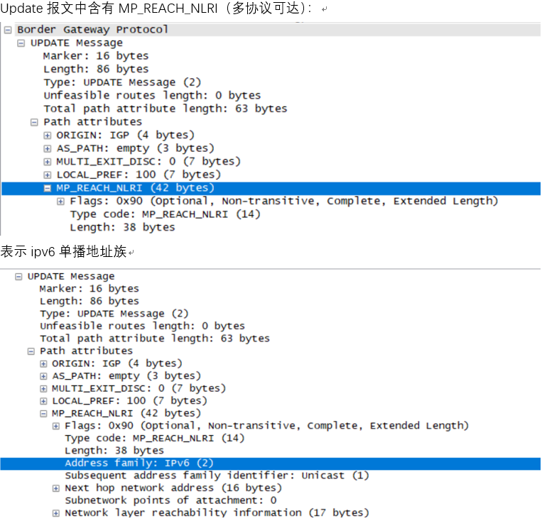 BGP4+（基本配置、通过抓包查看报文的消息类型）_bgp4+ 报文-CSDN博客