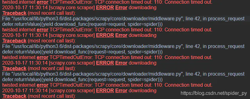 使用Scrapy遇到的问题_scrapy 失败重试-CSDN博客