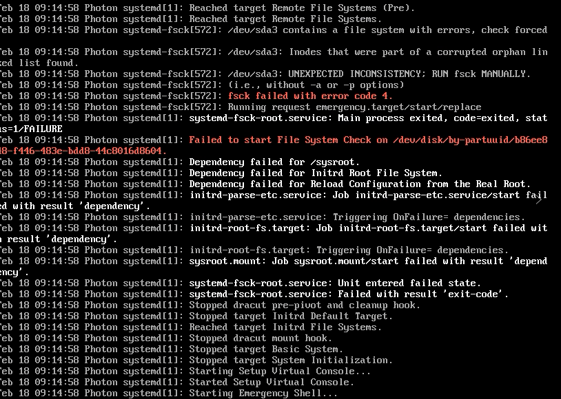 vcenter访问报503错误处理_fsck failed with error code 4-CSDN博客