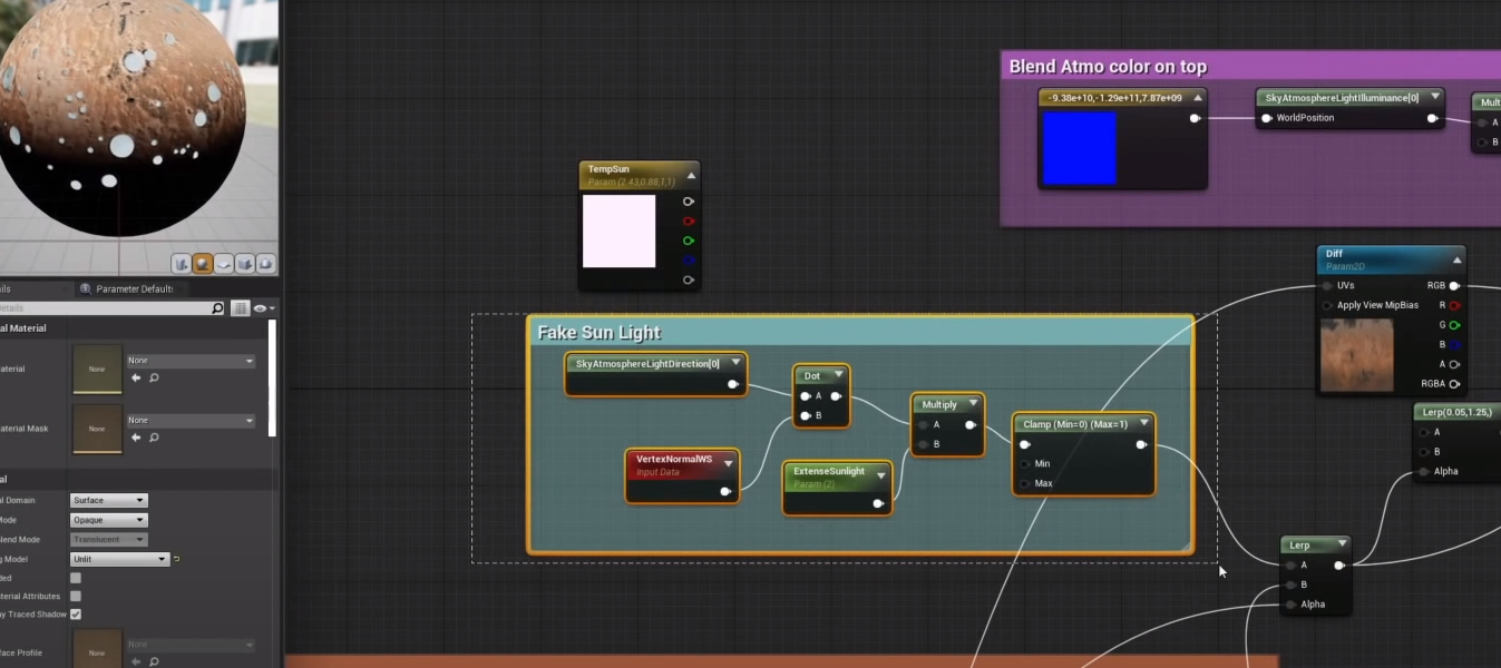Rendering-UE4-制作星球和外太空_ue4 实现星球-CSDN博客