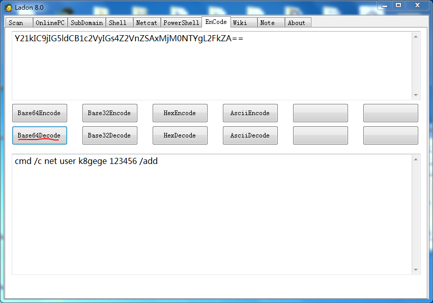 Ladon8.0加密解密Base64/Base32/Ascii/Hex_k8gege的博客-CSDN博客