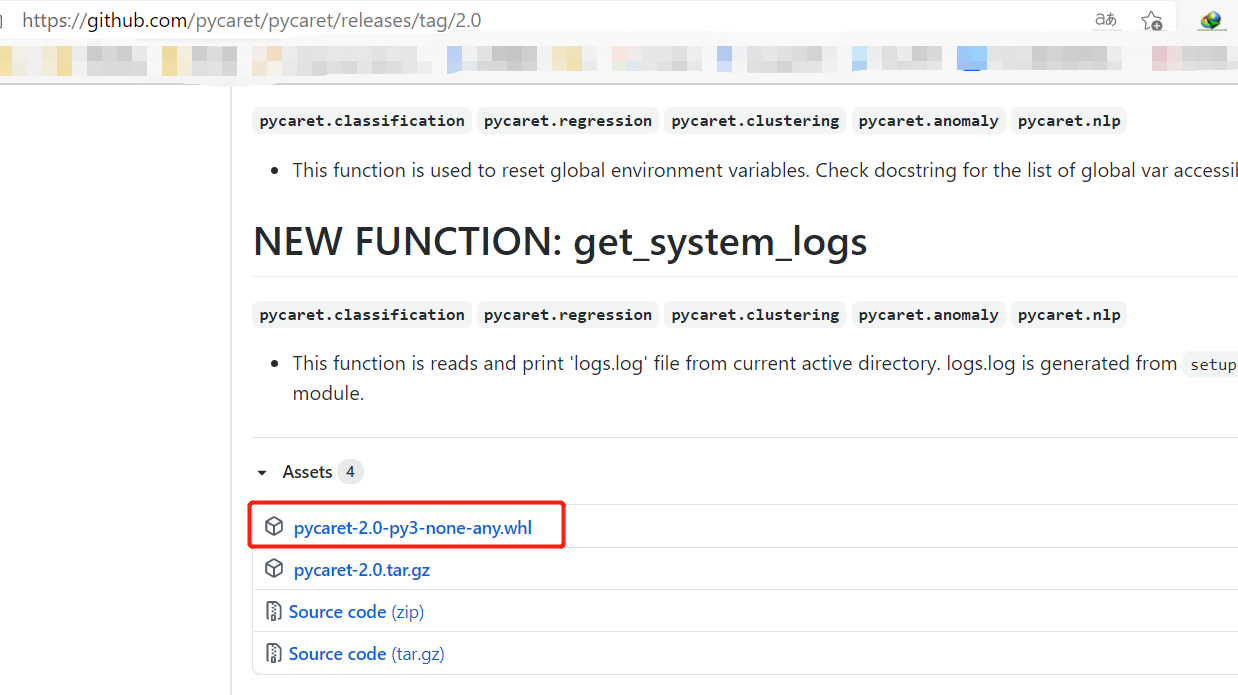 python：安装pycaret2.2.3（pytorch版本为1.7.1）_from pycaret.utils import version version()-CSDN博客