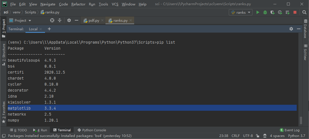 from . import ft2font ImportError: DLL load failed: 找不到指定的模块。-CSDN博客