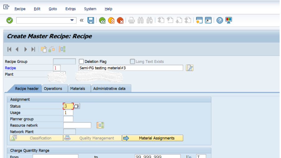 SAP PP C201使用ECR创建Recipe主数据_sap master recipe怎么下载report-CSDN博客