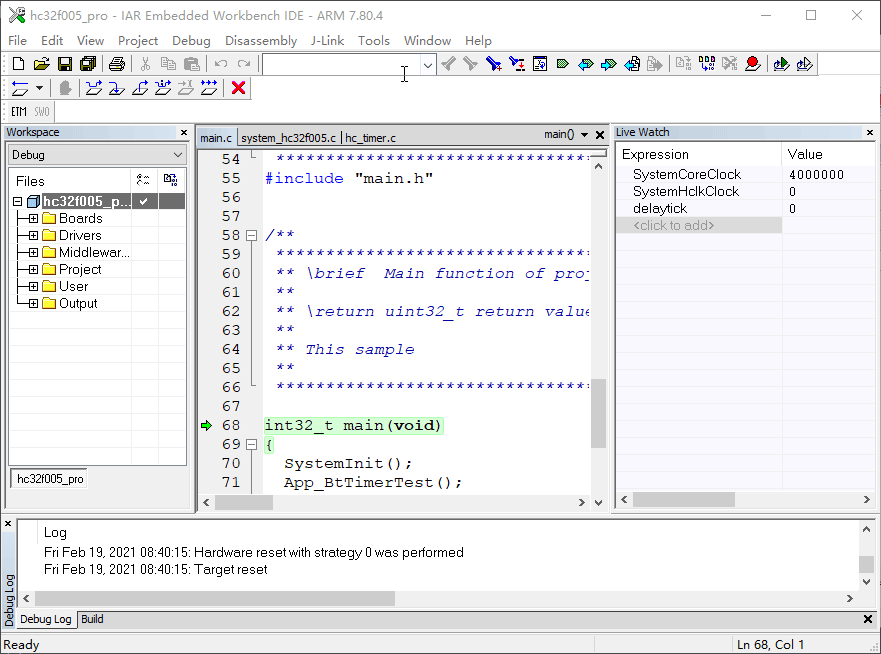 华大HC32-(02)-系统时钟和基本定时器_hc32f005定时器-CSDN博客
