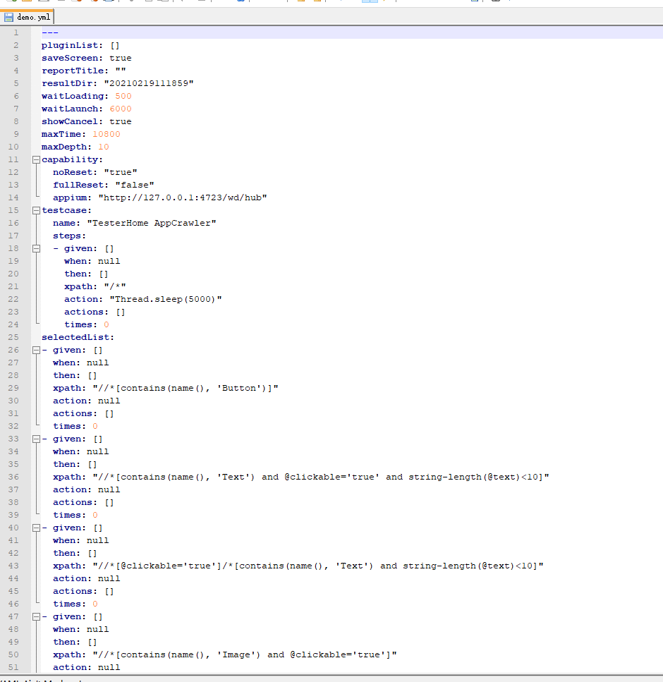 自动遍历测试工具appcrawler学习_木土雨成的博客-CSDN博客_遍历工具