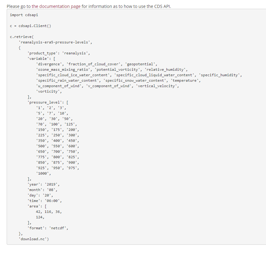 ECMWF等大气数据批量下载（Python API）详细步骤_ecmwf数据下载-CSDN博客